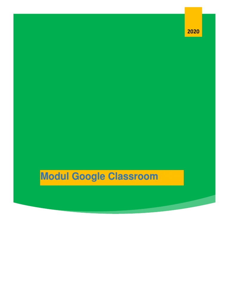 Modul Google Classroom | PDF