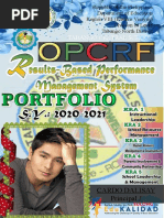 Opcrf RPMS Portfolio | PDF | Teachers | Classroom