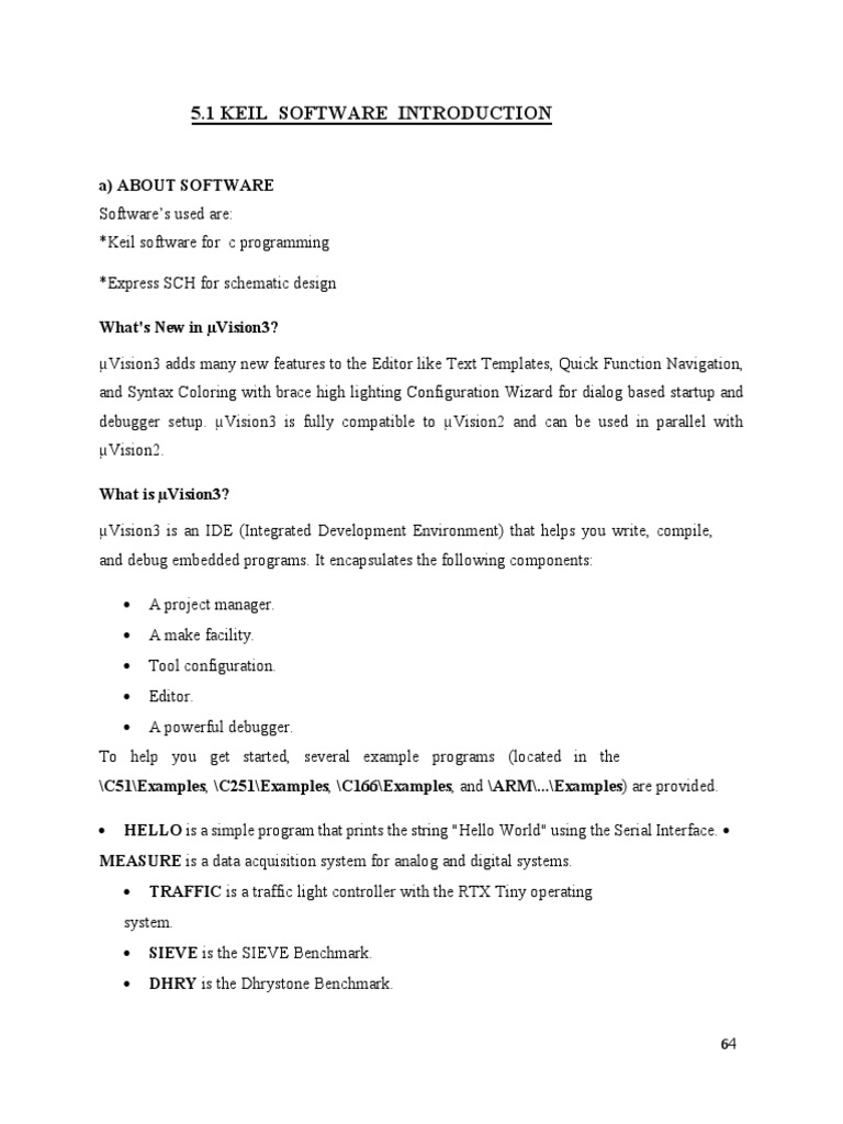 5.1 Keil Software Introduction | PDF | Computer File | Source Code