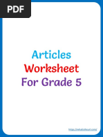 Noun Worksheet For Class 5 With Answers | PDF
