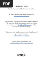 Clawhammer banjo tabs pdf store