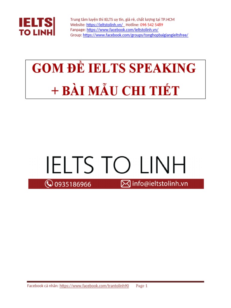 Sample Speaking Part 2 - PEOPLE | PDF