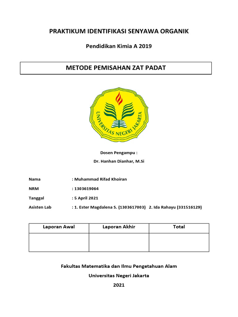 M Rifad K - Eksperimen 2 - Laporan Akhir | PDF
