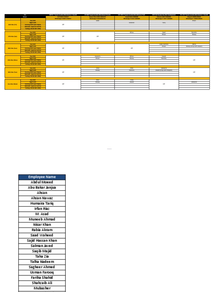 Pick Drop Schedule - 26th-31st Mar | PDF | Islamabad | World Politics
