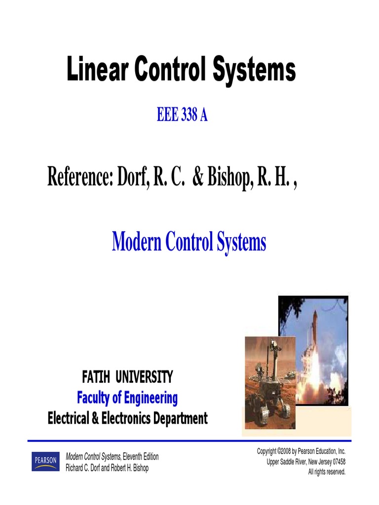 Modern Control Systems Eleventh Edition | PDF | Control Theory ...