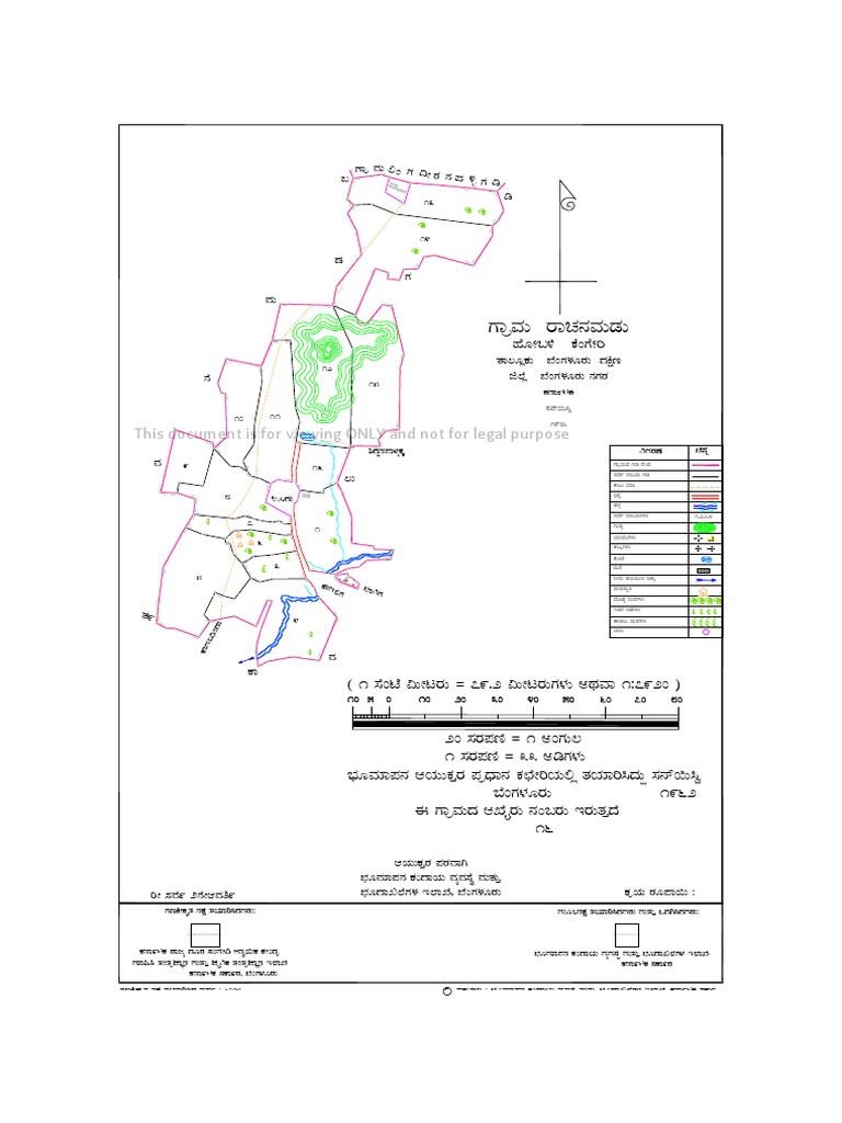 Rachanamadu Village Map - Revenue | PDF