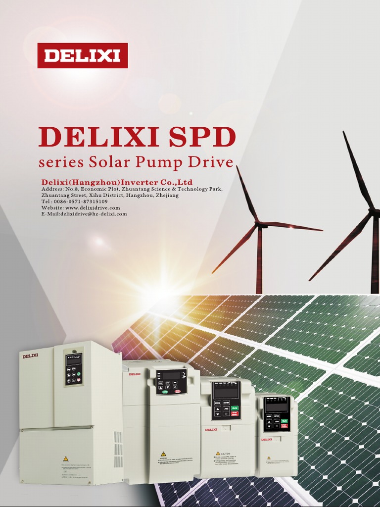 DELIXI Soalr Pump Inverter Catalogue - 2020 | PDF