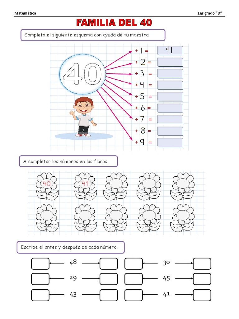 Familia Del 40 - Mat | PDF