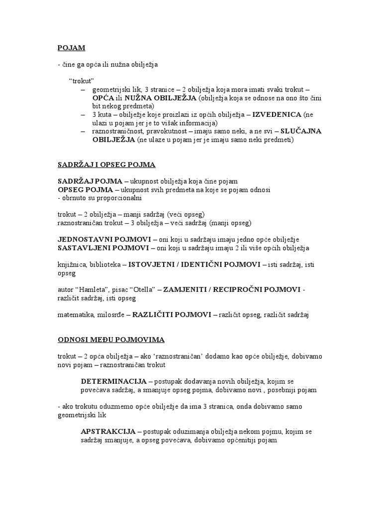 POJAM | PDF