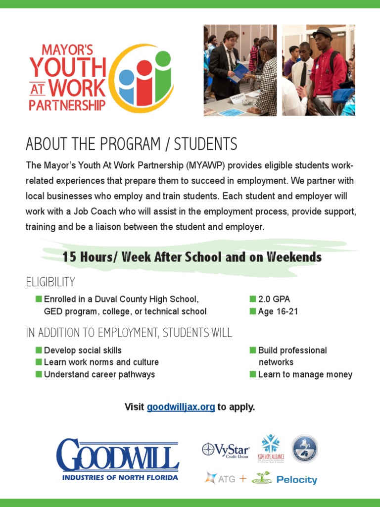 MYAWP Student Flyer Fall-Spring | PDF | Career & Growth | Social Science