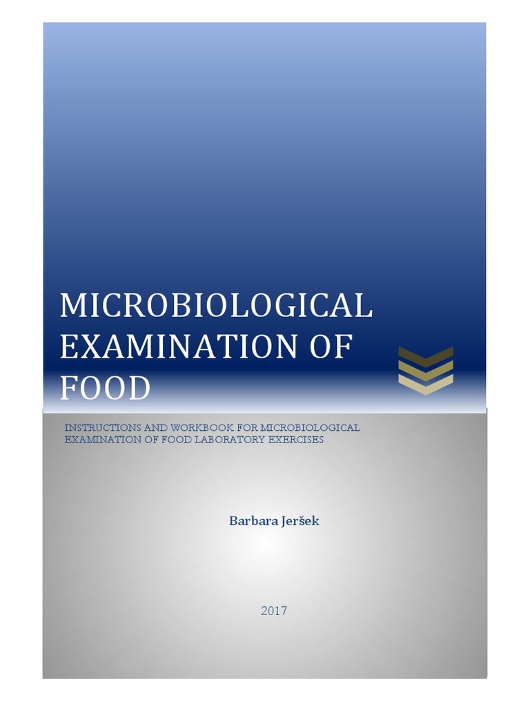 Microbiology Examination of Food 1629598221 | PDF | Colony Forming Unit ...