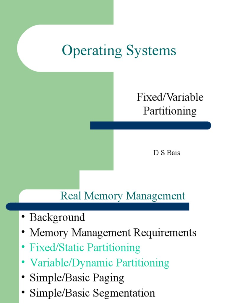 Fixed Dynamic Mem Management DSB | PDF | Information Age | Computing