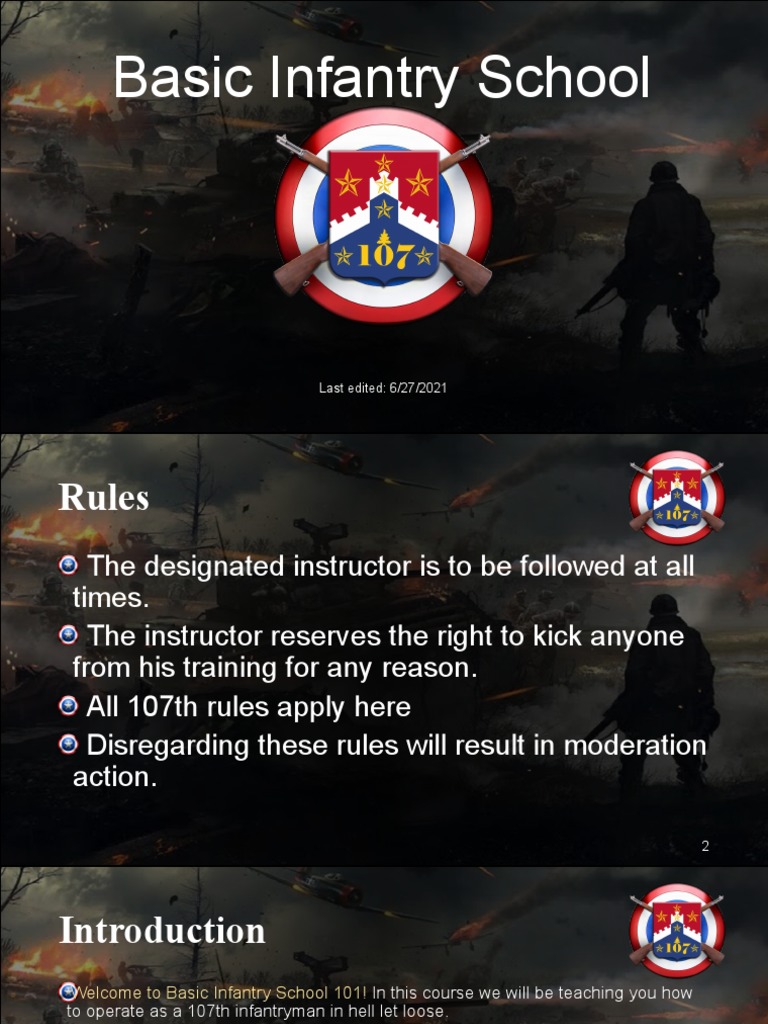 Basic Infantry School | Download Free PDF | Infantry | Wars & Military