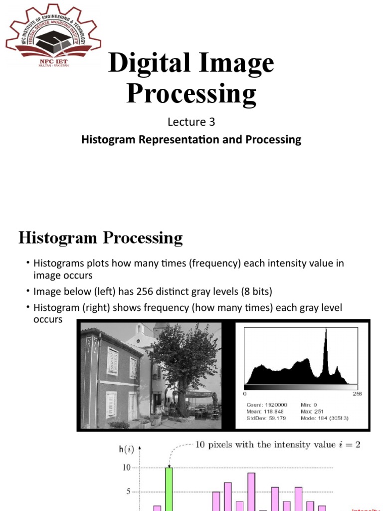 Lecture3 Histogram Representation and Processing | PDF | Contrast ...