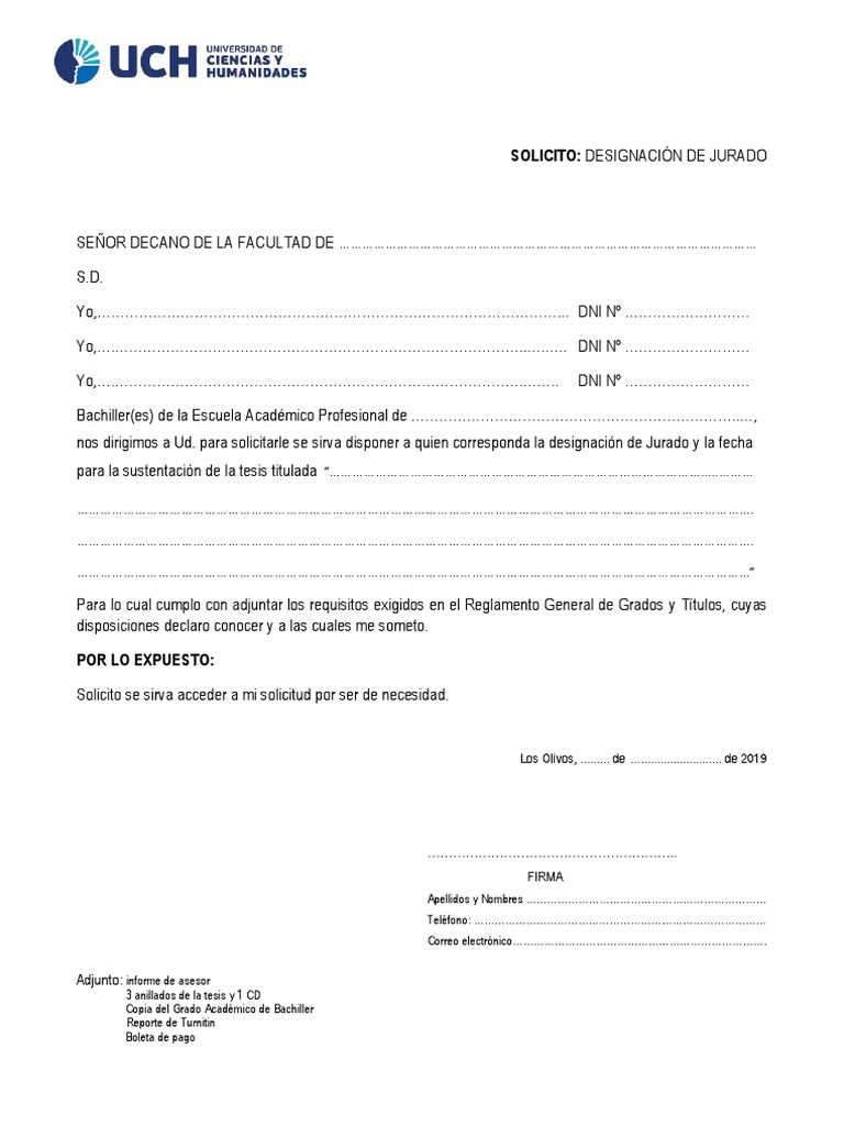 Anexo E (Designacion de Jurado) | PDF