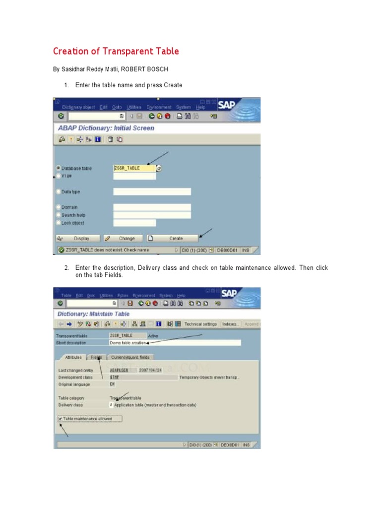 Create Transparent Table Guide | PDF | Button (Computing) | Computer Data