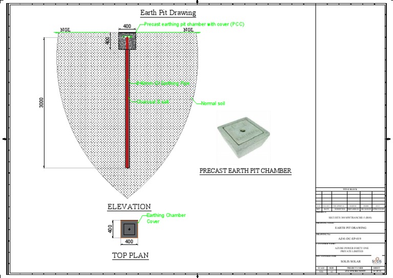 Earth Pit Drawing (AZ41-DC-EP-019) | PDF