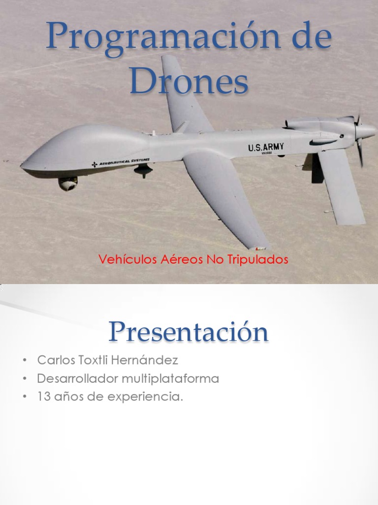 Programacion de Drones Vehiculos Aereos No Tripulados 131025230643 ...