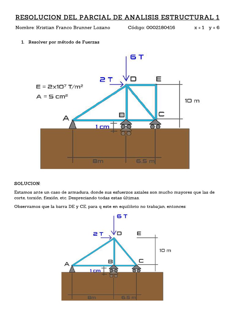 Structural Analysis Calculations Overview | PDF | Teaching Methods ...