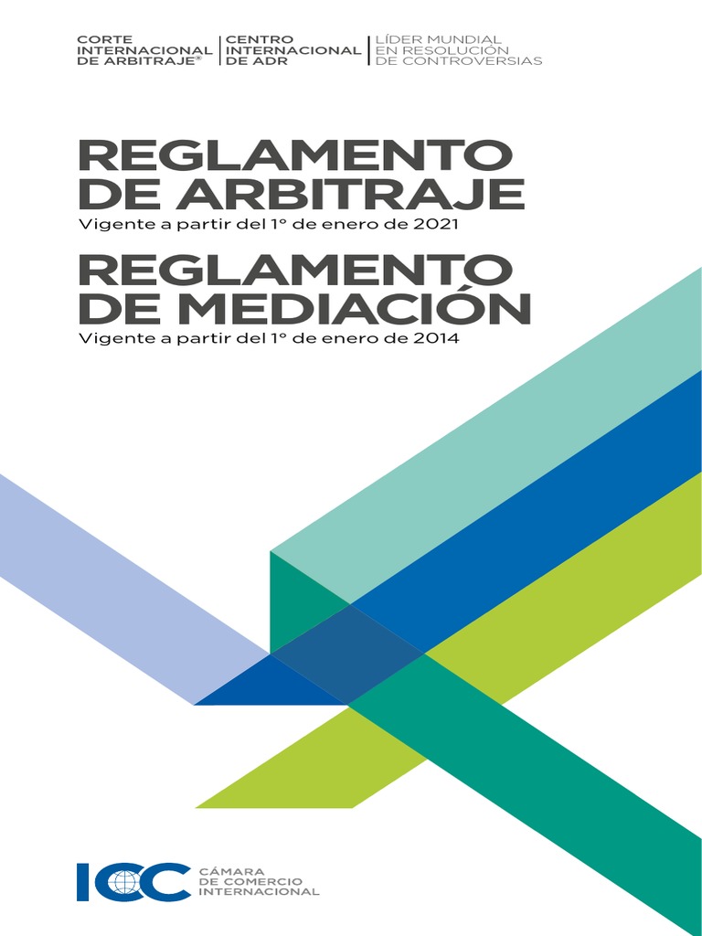 Reglamento de Arbitraje de La CCI | PDF | Arbitraje | Árbitro