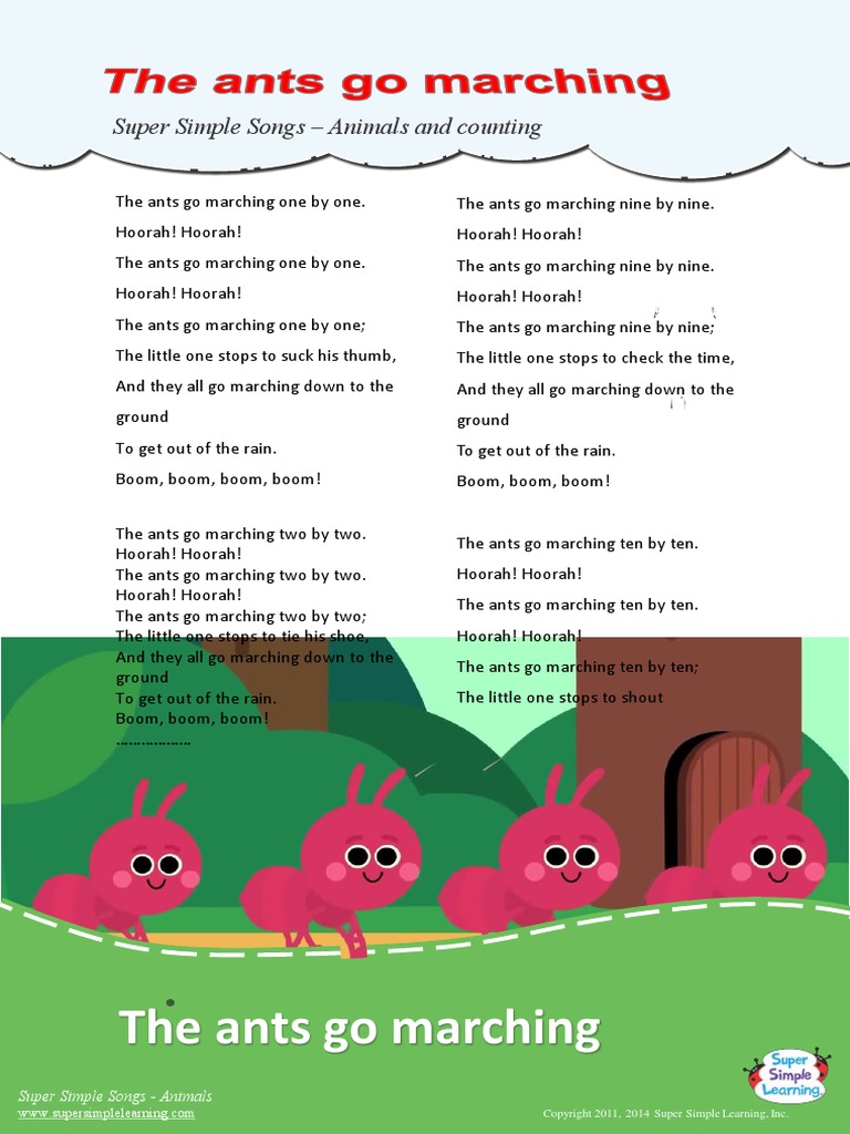 09 The Ants Go Marching - Counting and Playing | PDF
