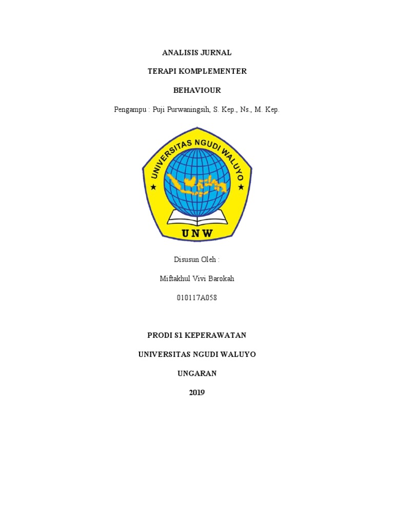 Analisis Jurnal Komplementer | PDF