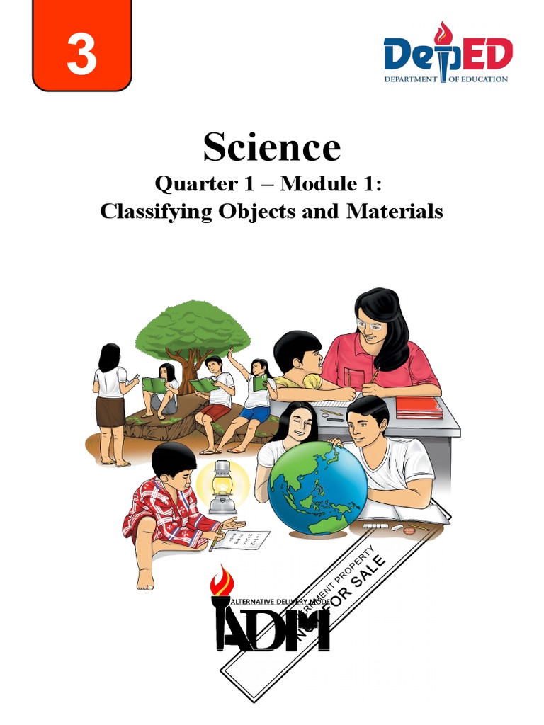 Science: Quarter 1 - Module 1: Classifying Objects and Materials | PDF ...