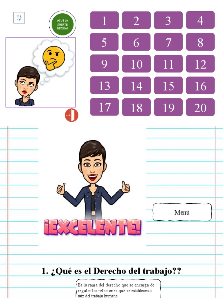 Juego Trivia | PDF | Derecho laboral | Tiempo de trabajo