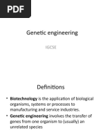 Genetic Engineering Gr11 | PDF | Genetic Engineering | Gene