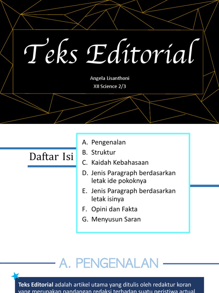 Teks Editorial | PDF