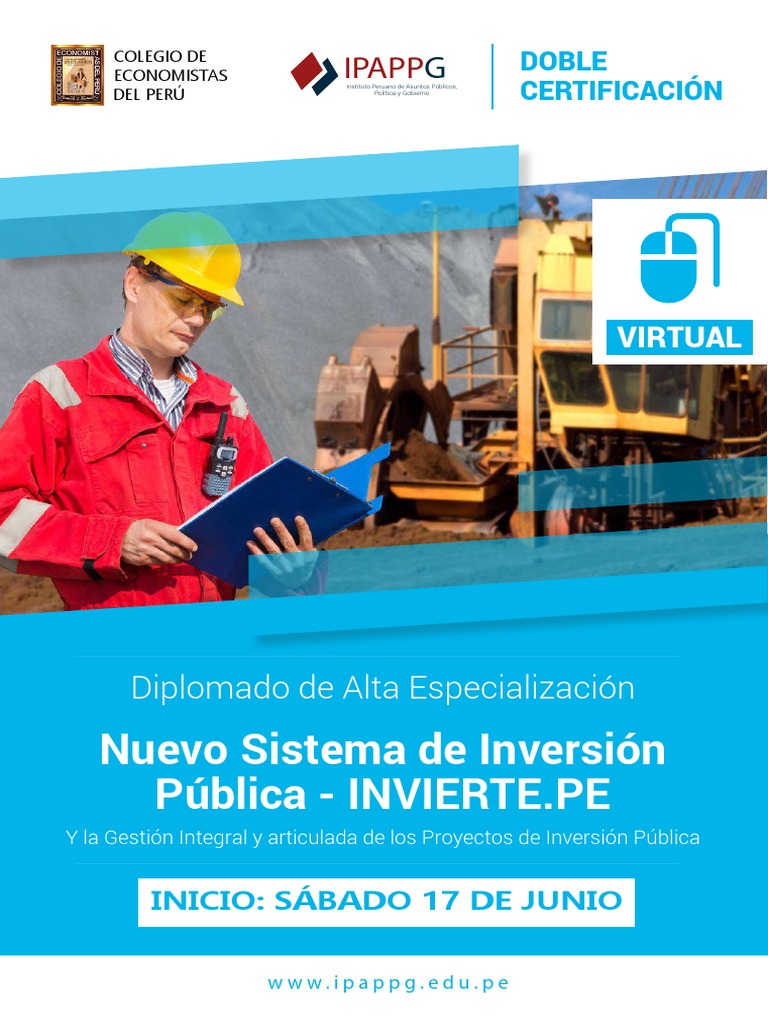 Diplomado Invierte PE | PDF | Perú | Economias