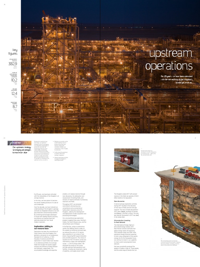 Upstream Operations: Key Figures | PDF | Natural Gas | Petroleum Reservoir