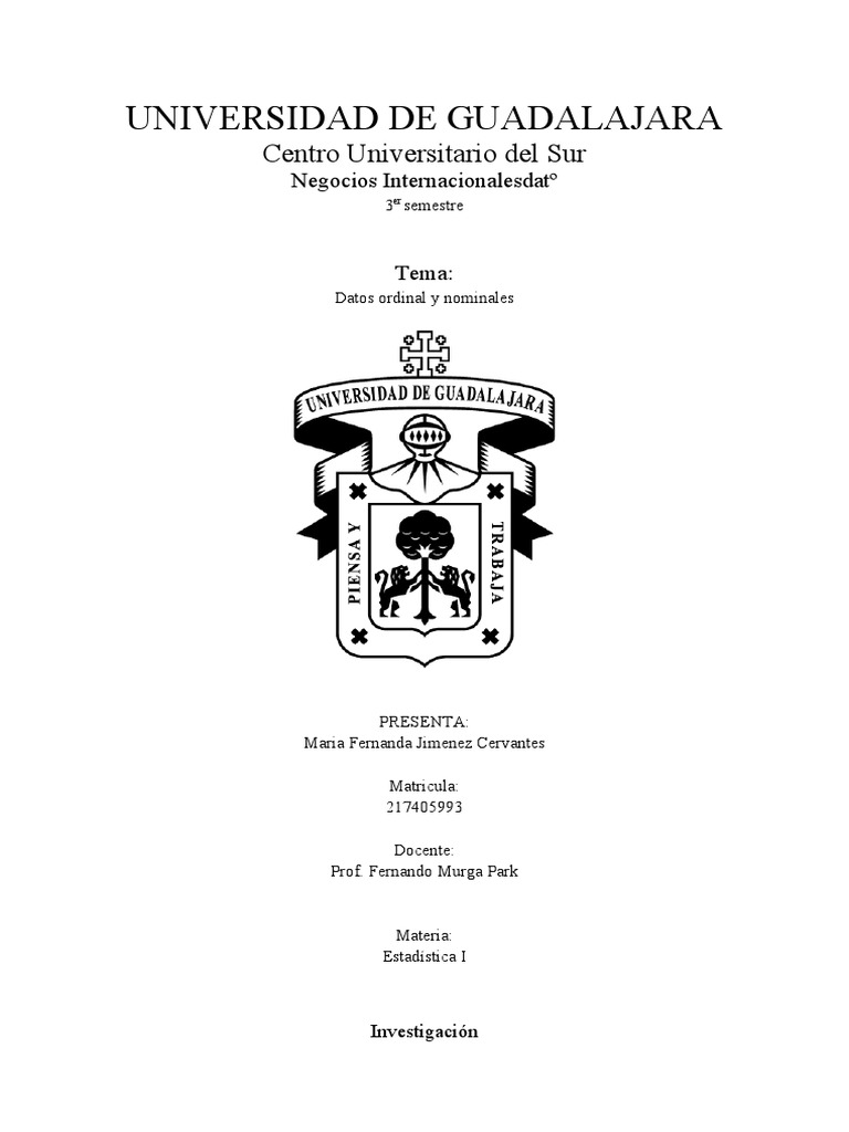 Datos Ordinales y Nominales | PDF | Escala Likert | Estadísticas