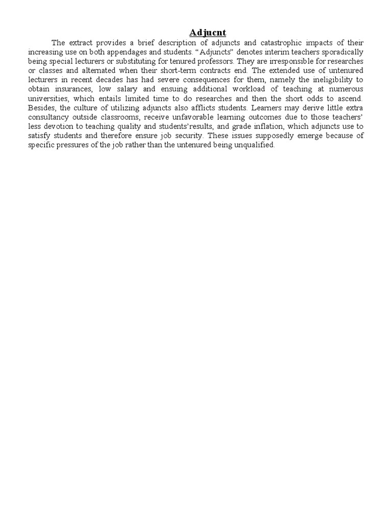 Adjucnt | PDF