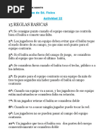 Reglas Basicas Del Handball | PDF | Deportes y actividades al aire libre