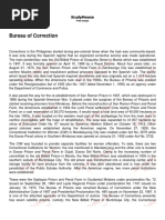Bureau of Corrections Overview and History | PDF | Prison | Crime ...