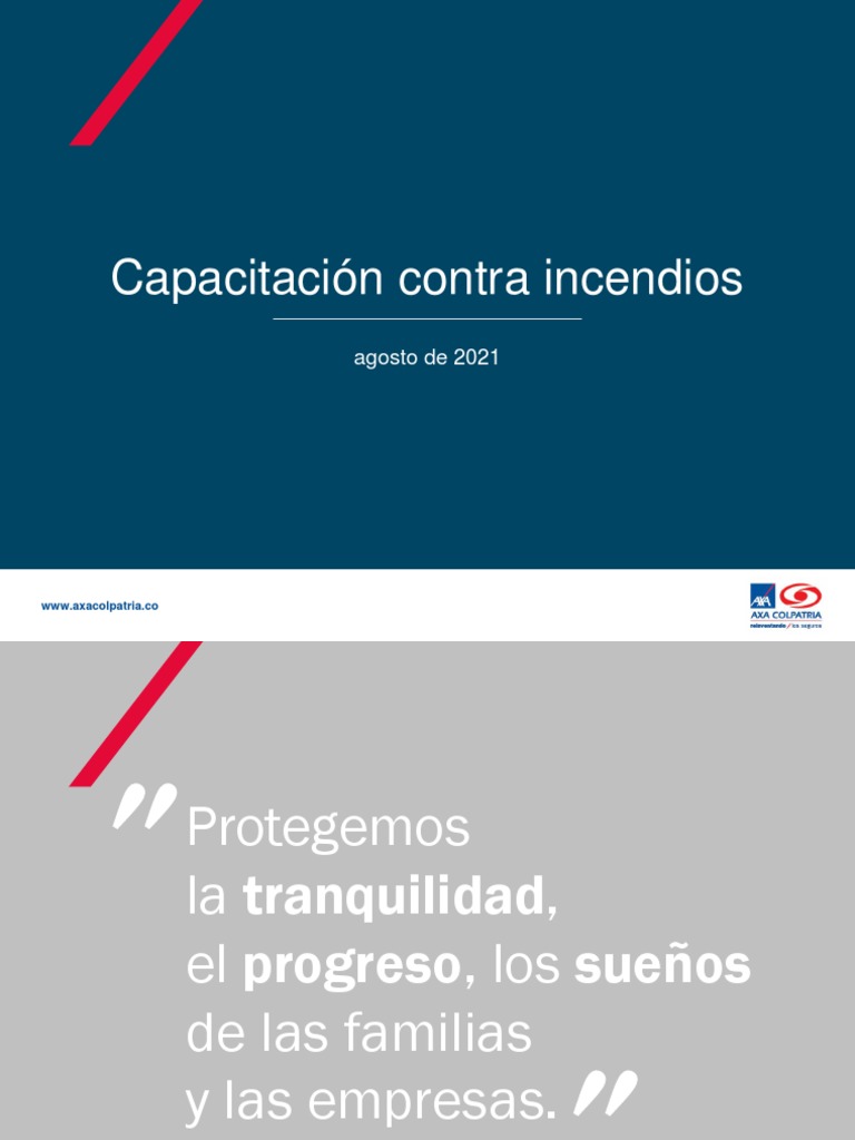 Capacitacion Contra Incendios | PDF | Fuego fatuo | Incendios