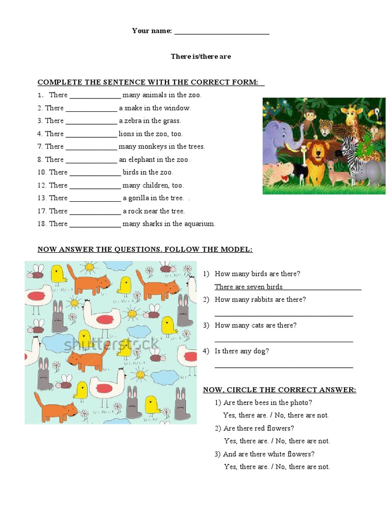 There To Be Exercise | PDF