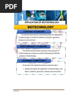 Biotechnology: Quarter 4 - Module 3: Biotechnology in Industry and ...