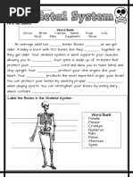 Body Systems (Grade 6) - Free Printable Tests and Worksheets ...