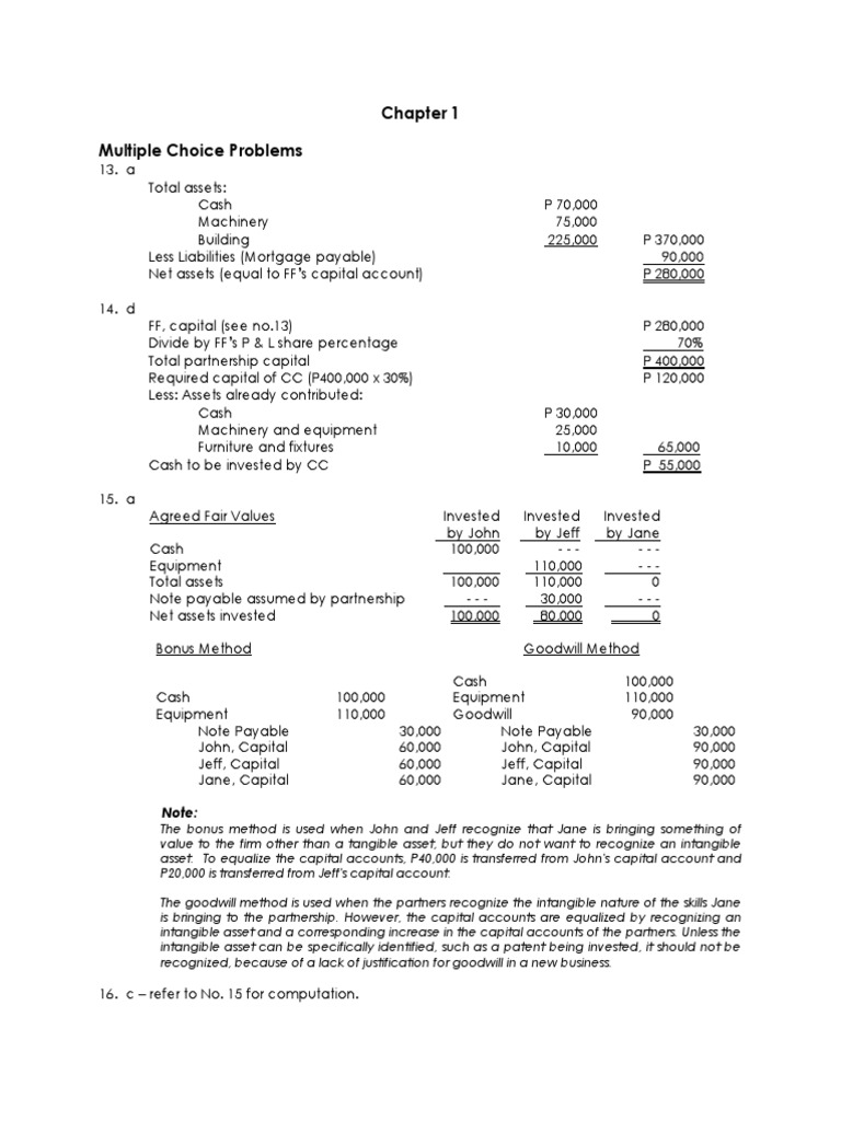 (Solution Answers) Advanced Accounting by Dayag, Version 2017 - Chapter ...