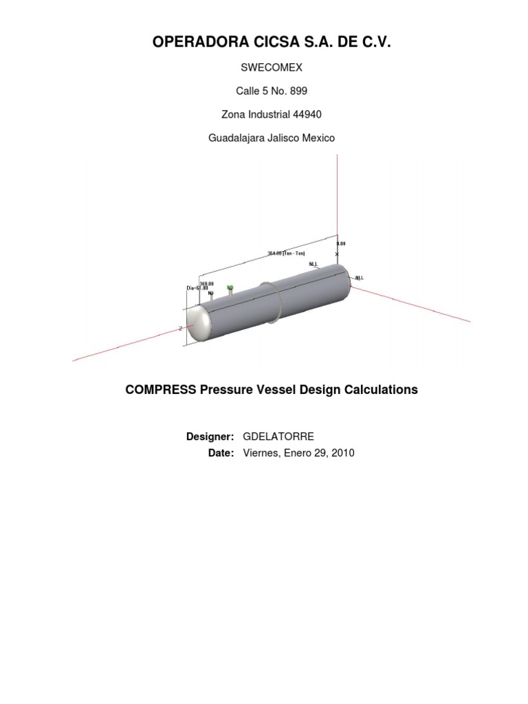 Operadora Cicsa S.A. de C.V.: Swecomex Calle 5 No. 899 Zona Industrial ...