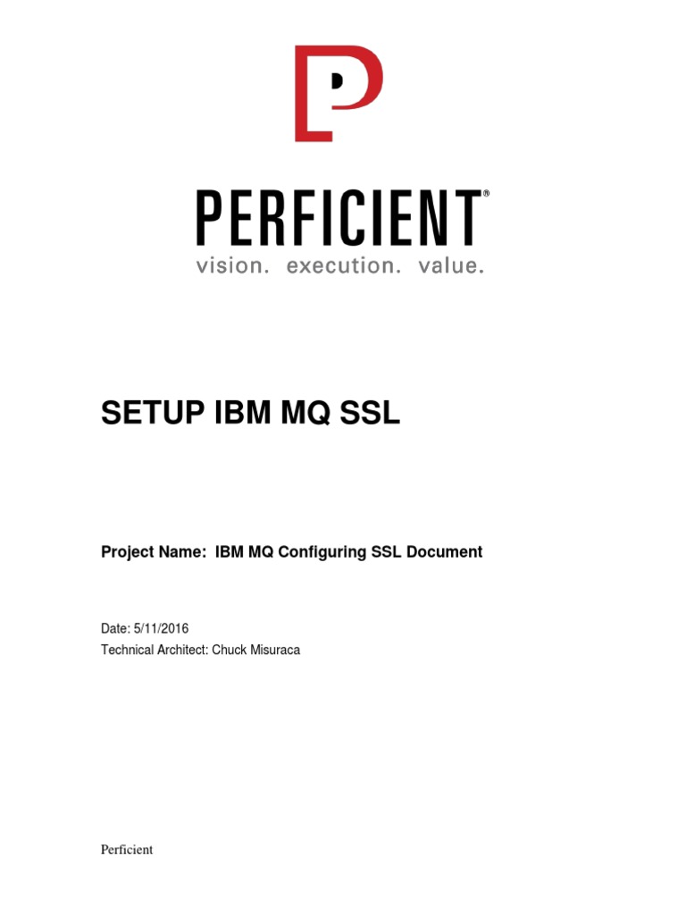 IBM MQ SSL Setup Guide | PDF | Public Key Certificate | Transport Layer ...