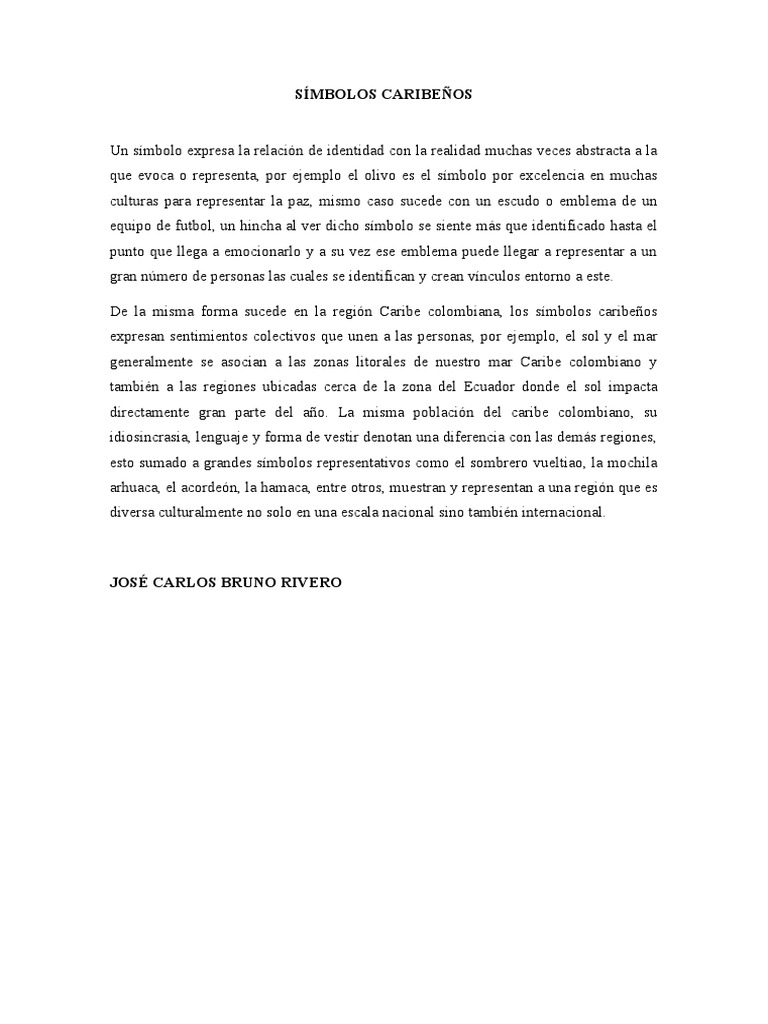 Símbolos Caribeños | PDF
