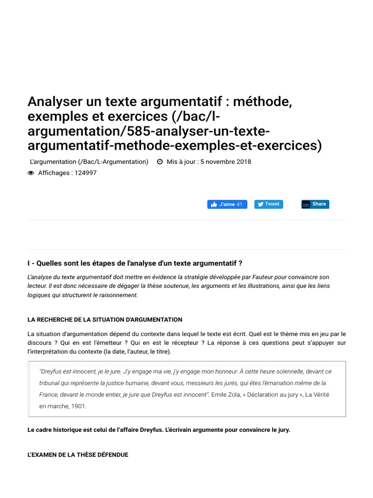 Méthode, Exemples Et Exercices - 1622800217029 | PDF | Argumentation | Liberté
