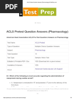 ACLS Pretest Questions and Answers 2020 (Full Practice Test) | PDF ...
