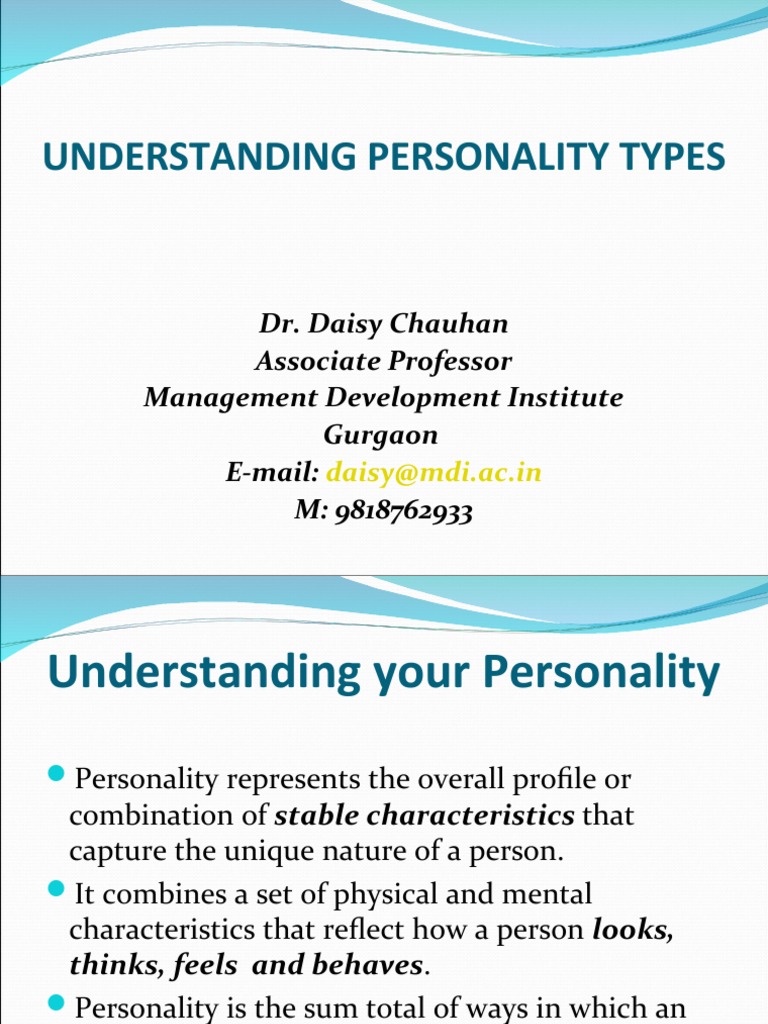 Understanding Personality Types | PDF | Extraversion And Introversion ...