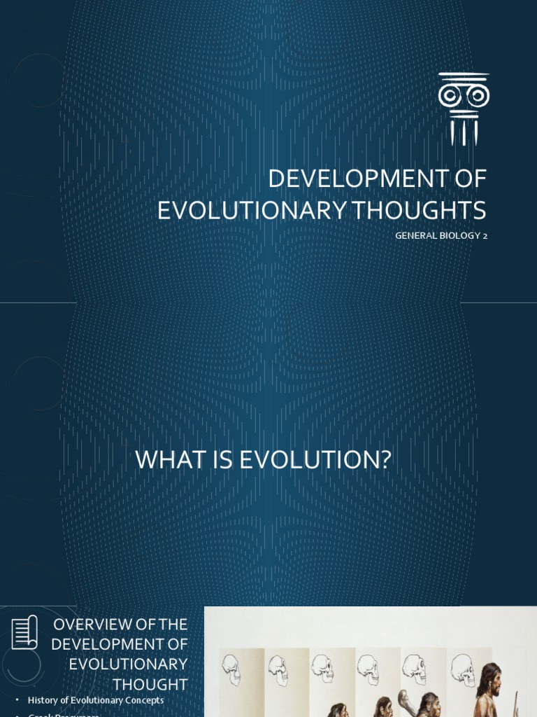 Evolutionary Thought Development Overview | PDF | Gene | Heredity