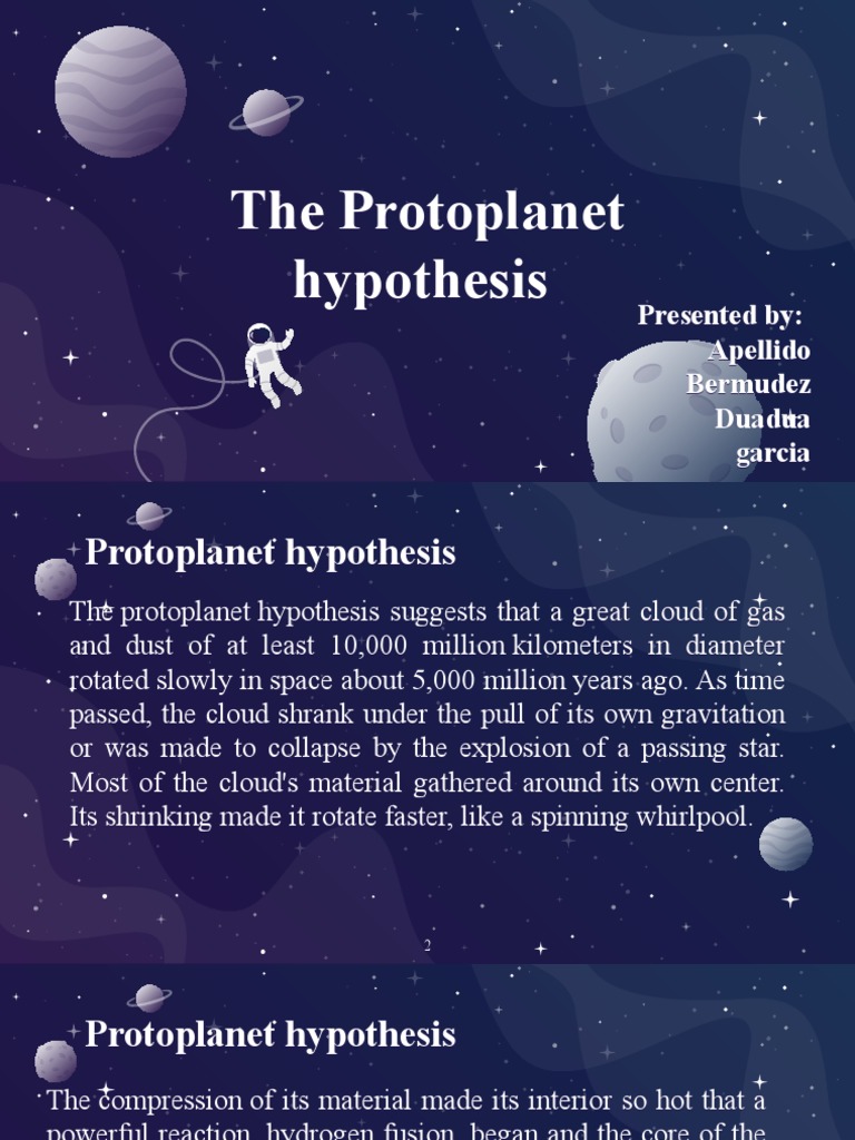 The Protoplanet Hypothesis | PDF | Solar System | Planets