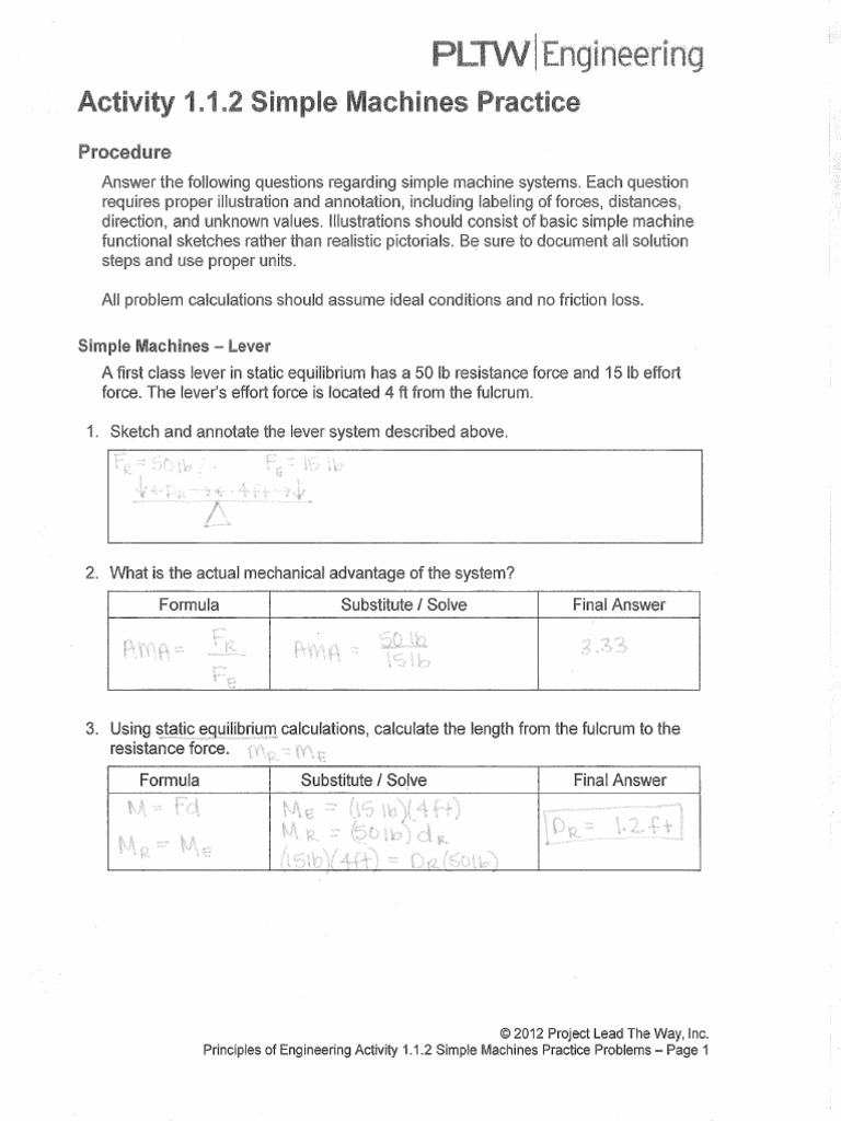 1.1.2 Answer Key | PDF